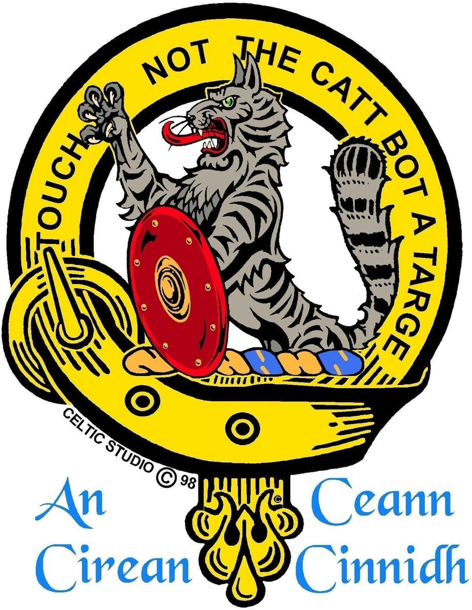 MacBain Clan Crest Sgian Dubh, Scottish Knife – Celtic Studio