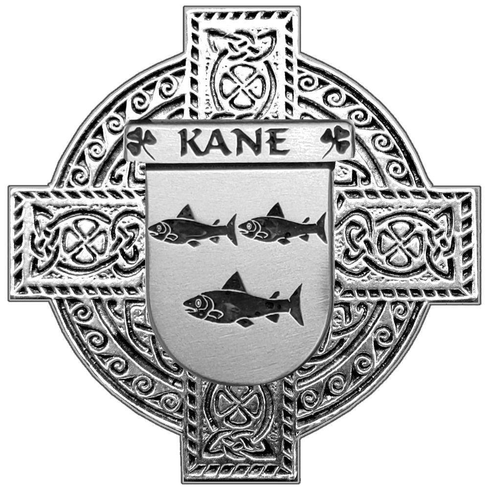 Kane Irish Coat of Arms Celtic Cross Badge – Celtic Studio