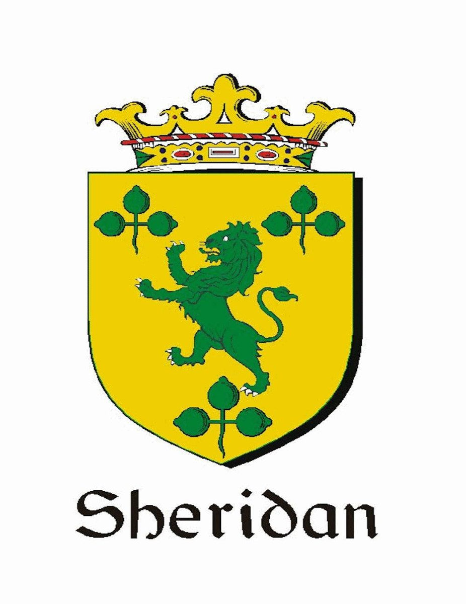 Sheridan Irish Coat of Arms Sporran, Genuine Leather – Celtic Studio