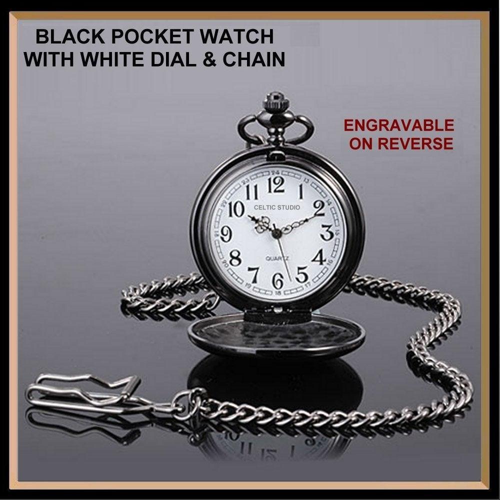 Falquharson Scottish Clan Crest Pocket Watch – Celtic Studio