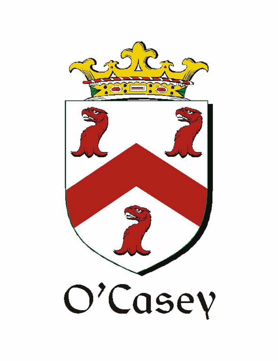 Casey Irish Claddagh Coat of Arms Badge – Celtic Studio