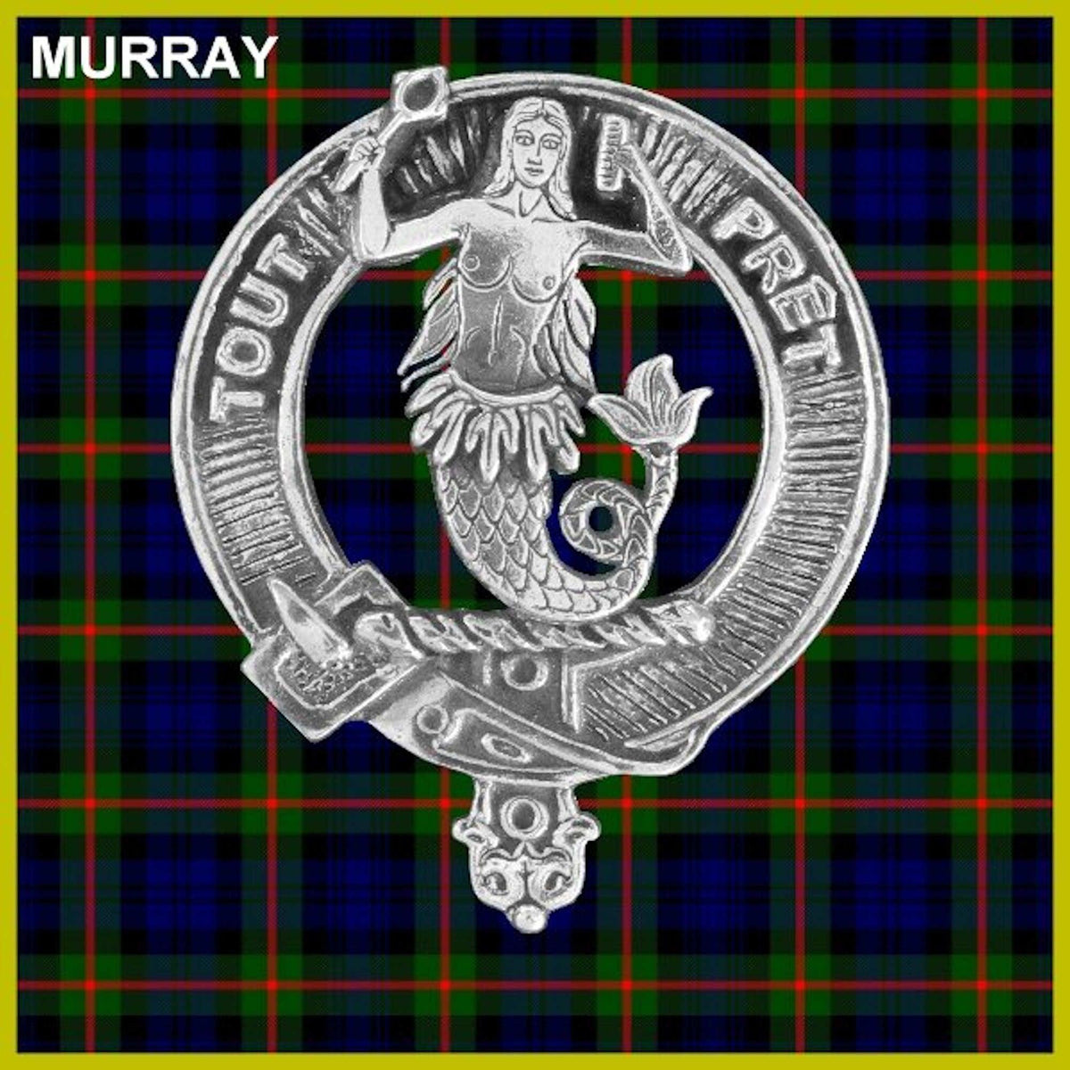 Murray (Mermaid) Scottish Clan Crest Badge Dress Fur Sporran – Celtic ...