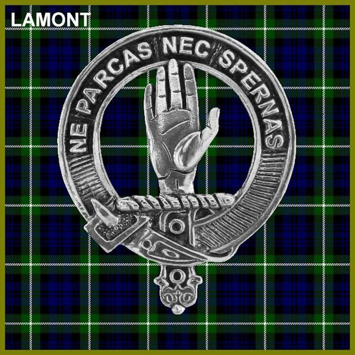 Lamont Scottish Clan Crest Badge Dress Fur Sporran – Celtic Studio